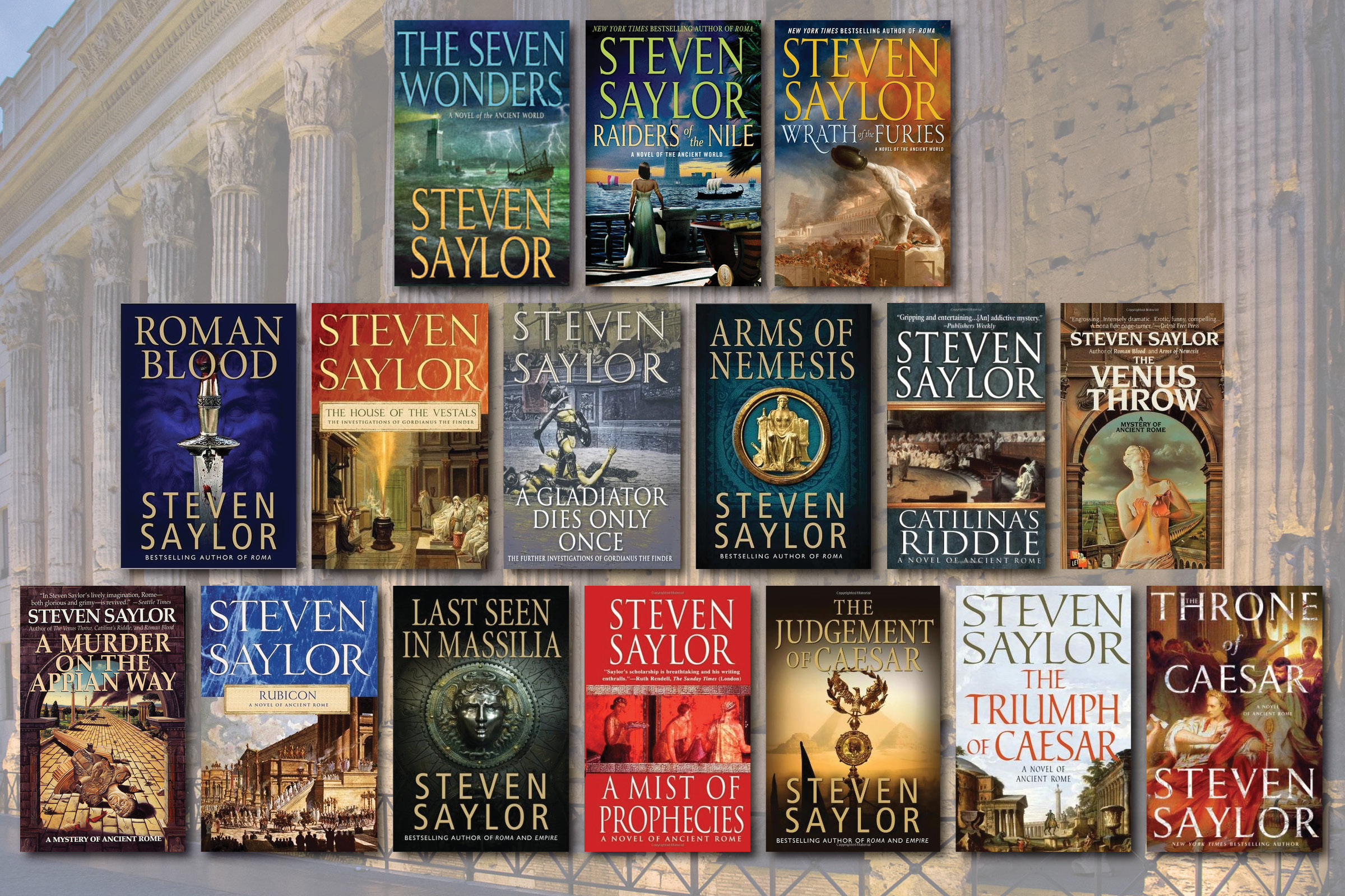 Book Series Review: Gordianus the Finder (Roma Sub Rosa), by Steven ...